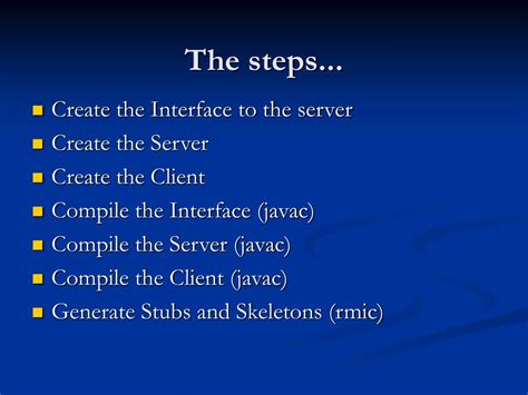 Ppt Java Rmi Powerpoint Presentation Free Download Id434376