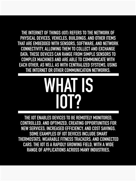 Iot Defined Internet Of Things Iot Explained Sticker For Sale By Hiddenverb Redbubble