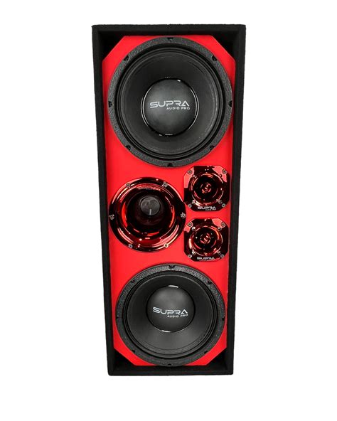 Loaded Supra Audio Chuchero 10 With 2 Driver Red Chuchero Express