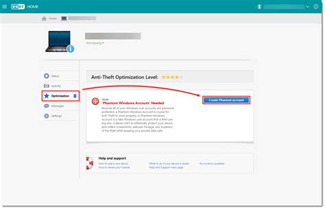 KB Optimize Your Device For Anti Theft In ESET Windows Home Products