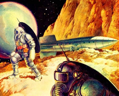 Dark Roasted Blend Rare And Wonderful 1950s Space Art Beautiful