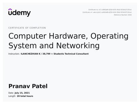 Pranav Patel On Linkedin I Recently Have Completed The Course