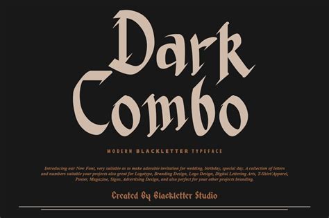 Dark Combo Font