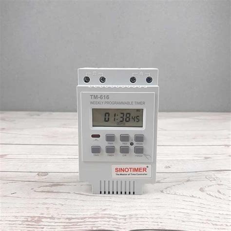 Jual Sinotimer Power Timer Programmable Time Switch Relay 220v 30a Tm616 Shopee Indonesia