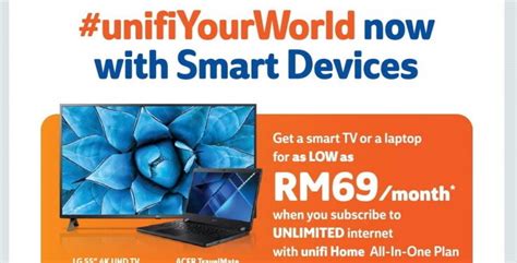 TM Unveils Unifi Home Fibre Smart TV And Laptop Bundle Starts At RM Per Month Lowyat NET