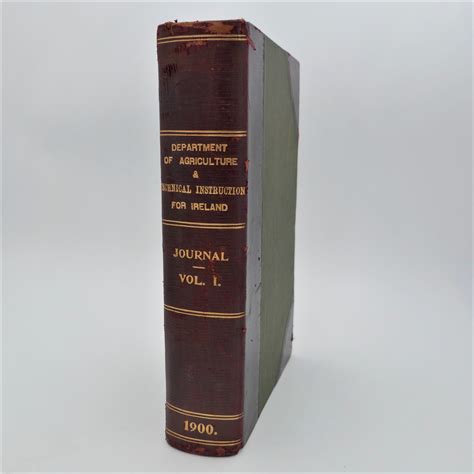 Department Of Agriculture And Technical Instruction For Ireland 1900