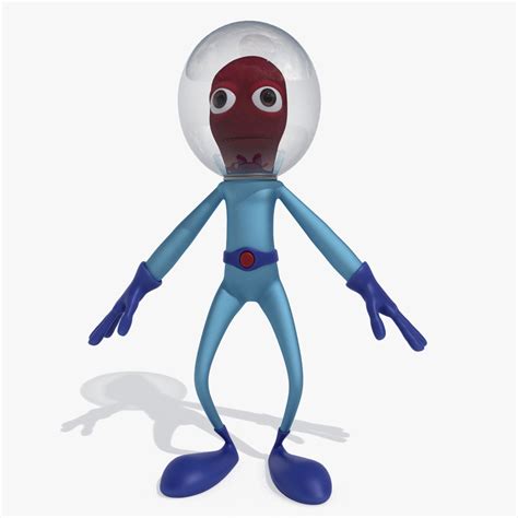 회색 외계인 만화 3d 모델 99 Blend Obj Fbx X Unknown 3ds Free3d