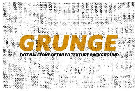 Premium Vector Grunge Dot Halftone Detailed Texture Background