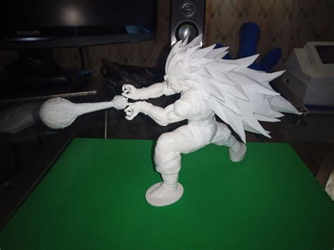 Archivo STL Gratuito Goku Super Saiyan III Dragon Ball ZIdea De