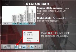 Stepping Into AutoCAD Starting AutoCAD PPTX
