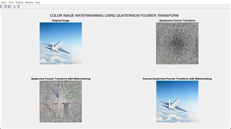Color Image Watermarking Using Quaternion Fourier Transform Using Matlab Matlab Solutions
