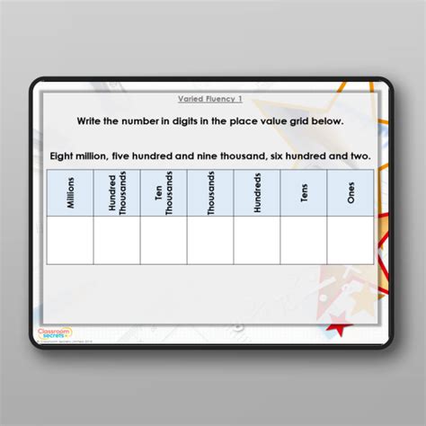 Year 6 Numbers To 10 000 000 Modelling Ppt Resource Classroom Secrets