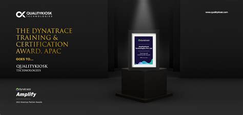 Qualitykiosk Gets Dynatrace Training And Certification Qualitykiosk