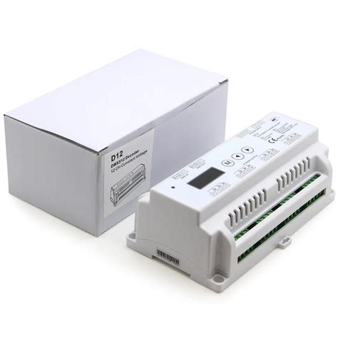 Dc V A Ch Rgbw Dmx Din Rail Dmx Decoder Console Dmx
