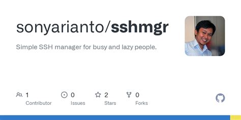 Github Sonyariantosshmgr Simple Ssh Manager For Busy And Lazy People