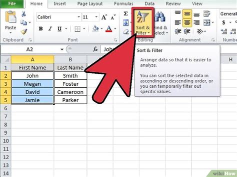 Een Lijst Sorteren In Excel WikiHow