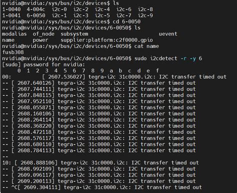 Jetson Orin I2C 7 For Type C With I2cdetect Don T Find I2c Device