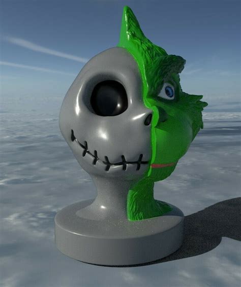 Archivo STL Jack Skellington y Grinch Plan de impresión en D para descargarCults