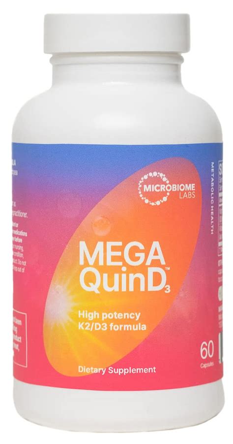Megaquind3 High Potency Vitamin D3 K2 Supplement Supports Nerve