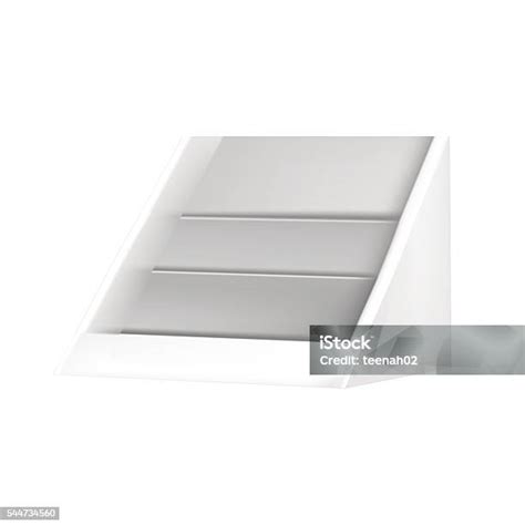 흰색 회색 삼각형 Pos Poi 실내야외 3d 광고 디스플레이 간판에 대한 스톡 벡터 아트 및 기타 이미지 간판 광고