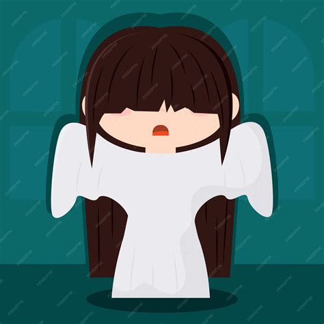 Premium Vector Cute Kawaii Zombie Girl Costume Halloween Season