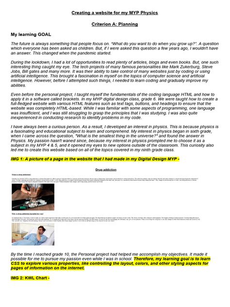 Digital Design Myp 5 Report Pdf Websites Mobile App