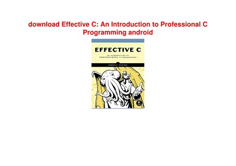 ppt download effective c an introduction to professional c