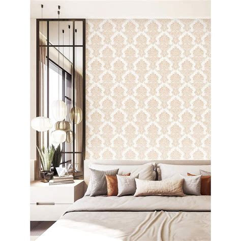 Buy Excel Wallpaper Alexanderstone In Beige Floral Damask Online
