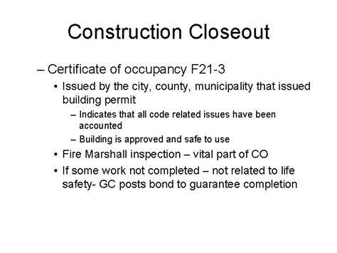 Project Close Out Ctc470 Close Out Process Process