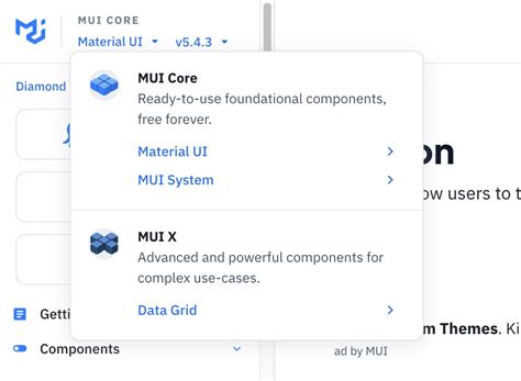 Docs Refining The Product Identifier And Drawer · Issue 31201 · Mui