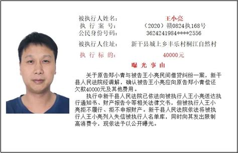 曝光！新干法院2024年第二期失信被执行人名单已公布~澎湃号·政务澎湃新闻 The Paper