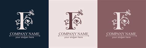 프리미엄 벡터 F 로고 몬노그램 레터링 및 명함 엘리트 회사를 브랜딩하기 위한 개인 로고 또는 사인 벡터 디자인 0명에 대한 스톡 벡터 아트 및 기타 이미지 Istock