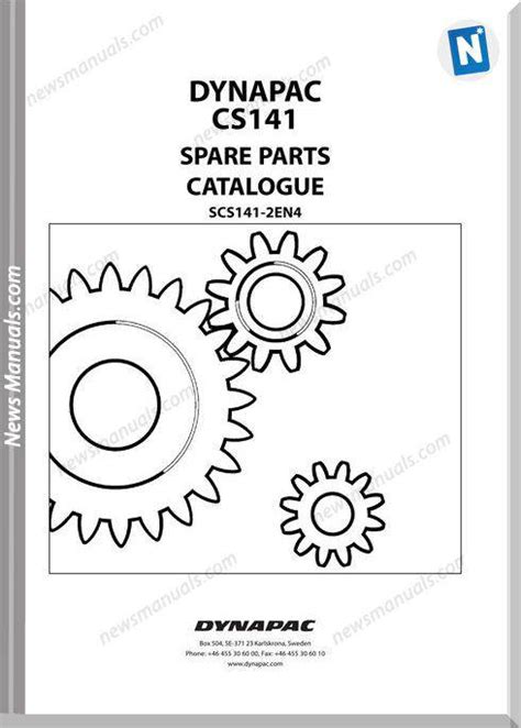 Dynapac Models Cs141 2 Parts Catalogue