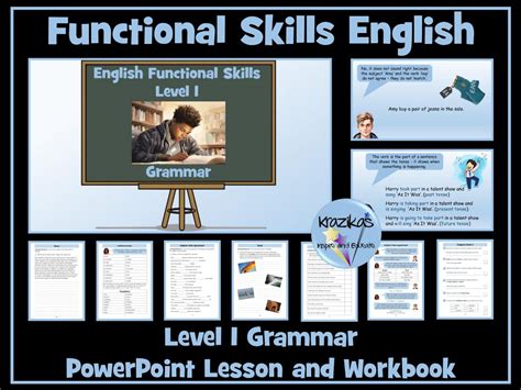 English Functional Skills Level Grammar Teaching Resources