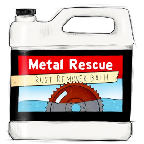 Liquid Rust Remover Metal Rescue Rust Remover BATH Armor VCI