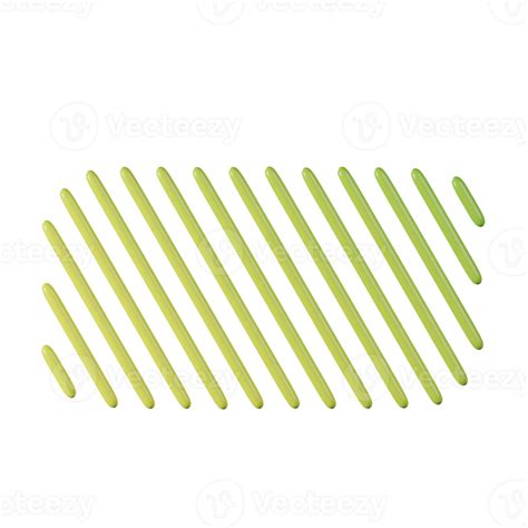 Rectangle Shape Yellow Green Gradient 3d Rendering 29128845 Png