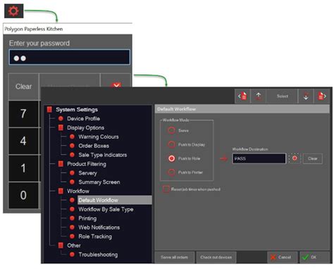 Kms Workflow Settings