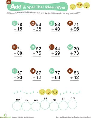 Add Spell The Hidden Word Education Com