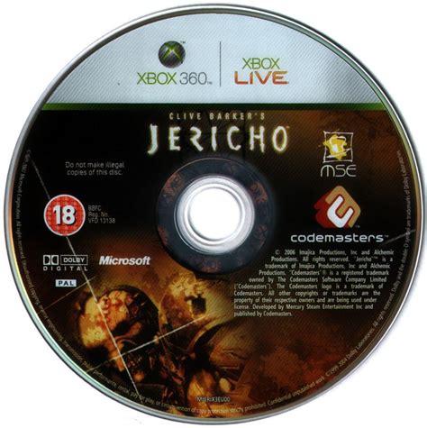 Clive Barker S Jericho 2007 Box Cover Art MobyGames