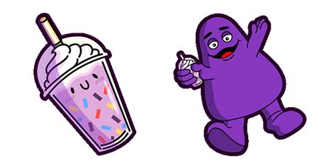 Grimace Shake Monster Animated Cursor Sweezy Custom Cursors