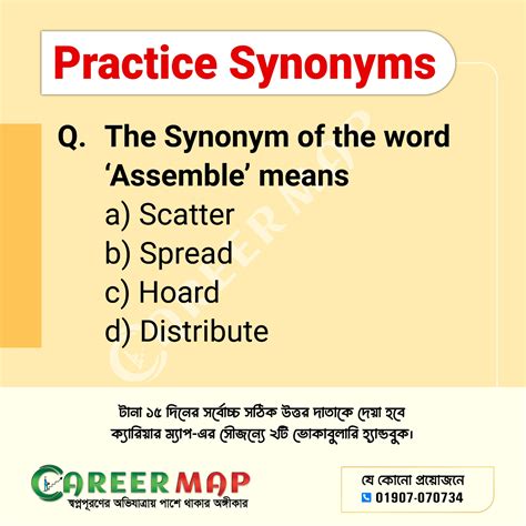 Synonymspractice Career Map Bank Job Preparation