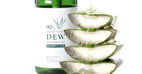 피부진정에 최고 이슬품은나 90 알로에베라 듀 수딩젤 출시