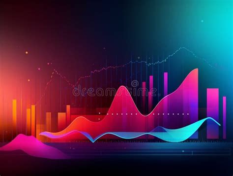 Data Visualization Charts Diagrams Vibrantly Illustration With
