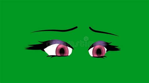 Cartoon Face Premium Quality Green Screen 4k Bacgrounds Stock Footage