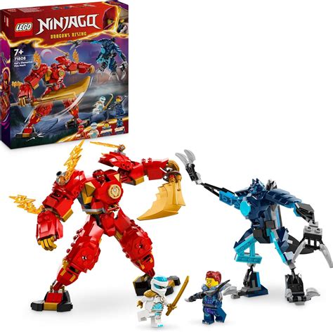 LEGO NINJAGO Mech żywiołu ognia Kaia, Figurka Akcji, Zabawka ...