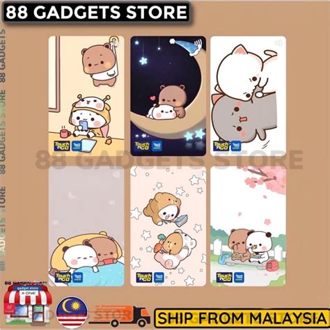 Bubu Dudu Series Touch N Go Card Sticker Cover Tng Master Visa