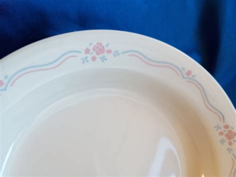 Rare Corelle English Breakfast Flat Rimmed Soup Bowls X 4 Etsy