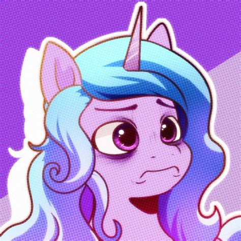 Safe Artist Makaryo Izzy Moonbow Pony Unicorn G Bags Under Eyes Bust Female