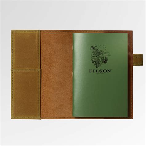 Filson Leather Notebook Cover And Notebook