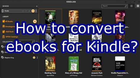 How To Convert Books To Kindle MOBI Format YouTube
